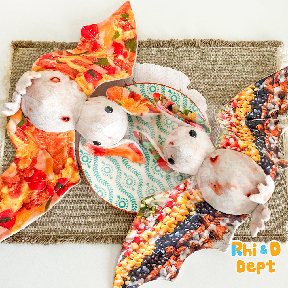 Burrito Bat Plush Stuffed Animal | MADE TO ORDER – Rhi & D Dept