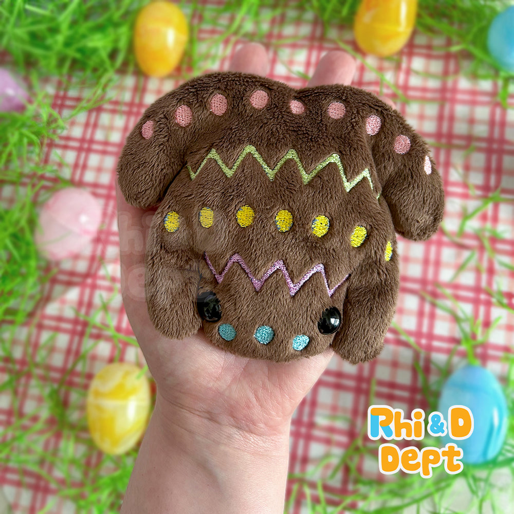Chocolate Easter Frog Plush Stuffed Animal | HANDMADE TO ORDER – Rhi ...