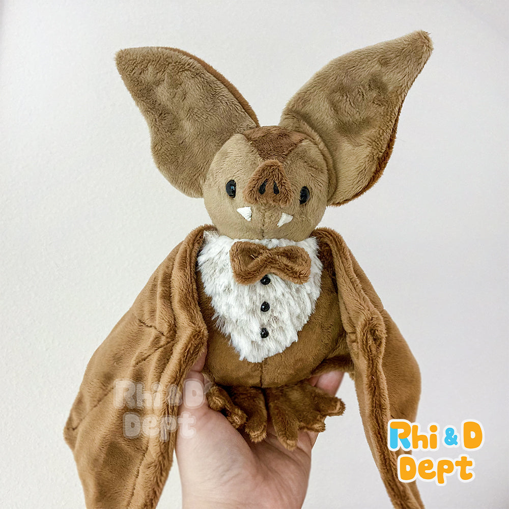 Count Chocula Chocolate Vampire Bat Plush — Scented | Made to Order ...